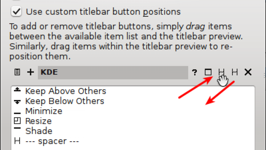 How To Custmize Kdes Window Titlebar Buttons