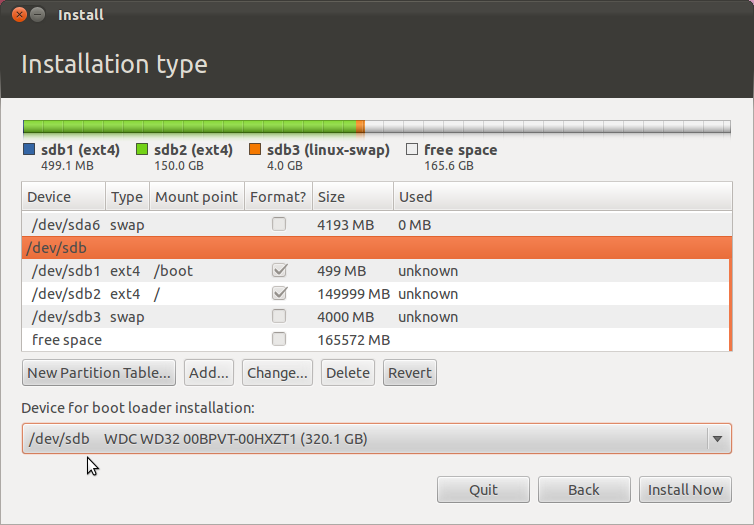 Install Ubuntu 11.10 on external hard drive, with an ntfs partition at the end | LinuxBSDos.com