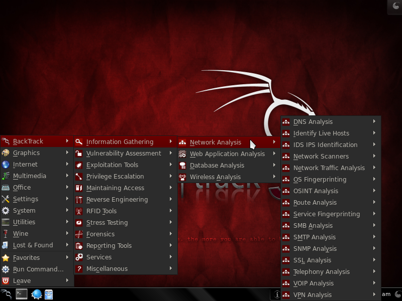 BackTrack 5 Revolution 2 screen shots – LinuxBSDos.com