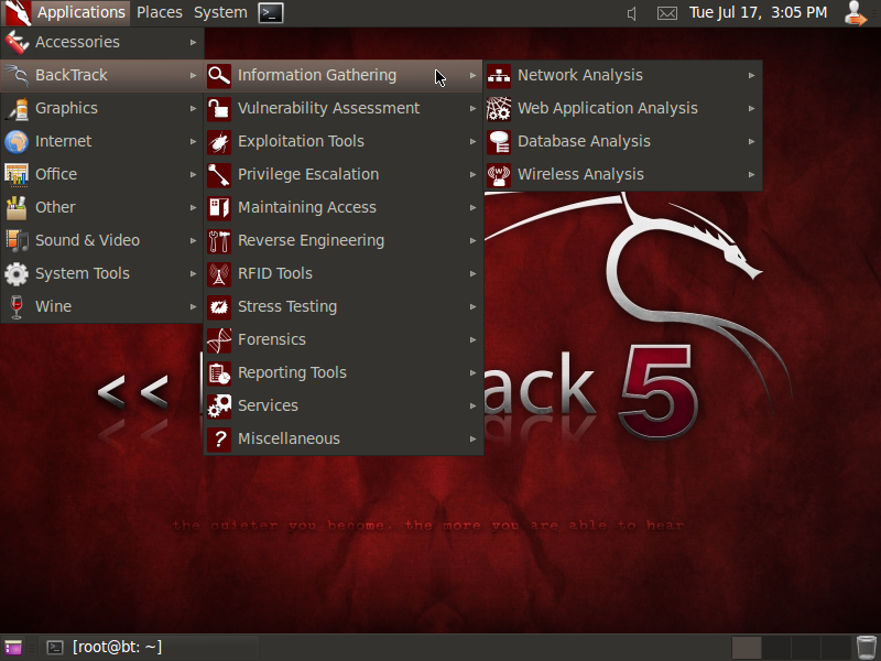 Manual disk partitioning guide for BackTrack 5 R2 GNOME | LinuxBSDos.com
