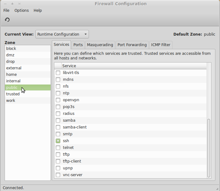 How to replace Ufw with Firewalld in Linux Mint 15 | LinuxBSDos.com