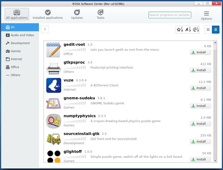 ROSA Software Center: Beta, but looks, feels and functions better than ...