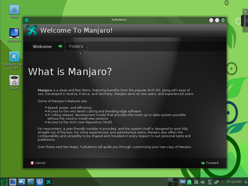 Manjaro 0.8.10 KDE screenshots | LinuxBSDos.com