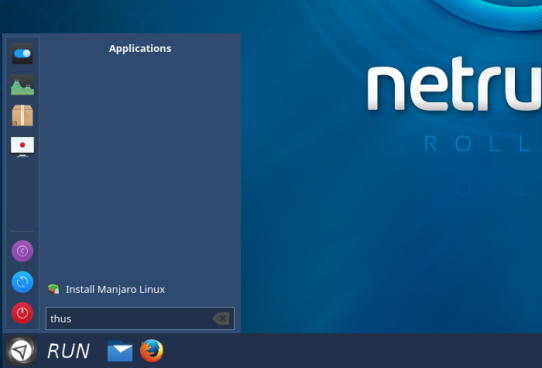 Install Netrunner Rolling 2015.11 on encrypted LVM using Thus | LinuxBSDos.com