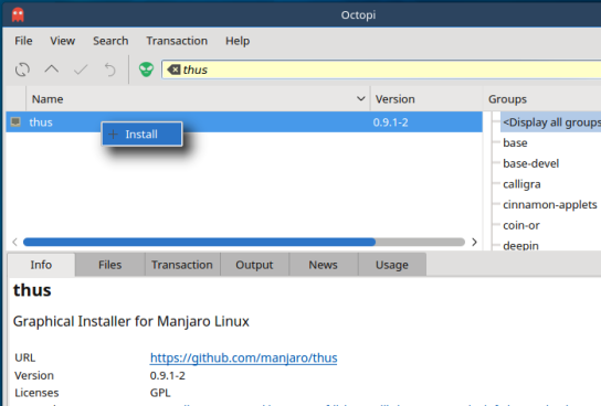 Install Netrunner Rolling 2015.11 on encrypted LVM using Thus | LinuxBSDos.com