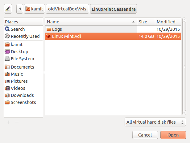 How to import a virtual machine image into VirtualBox | LinuxBSDos.com