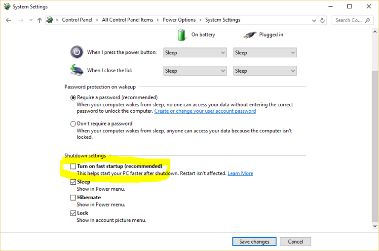 How to disable fast startup in Windows 10 | LinuxBSDos.com