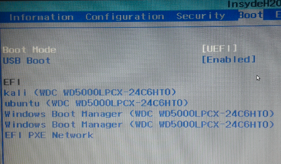 Dual-boot Kali Linux Rolling 2016.2, Windows 10 on a PC with UEFI ...