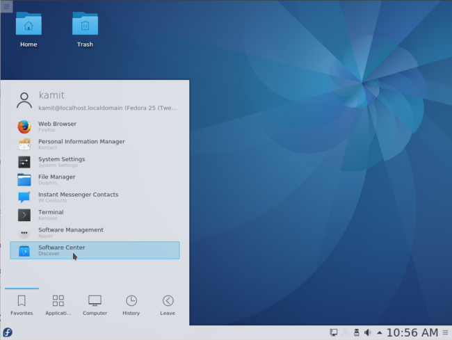 Fedora 25 KDE screenshots | LinuxBSDos.com